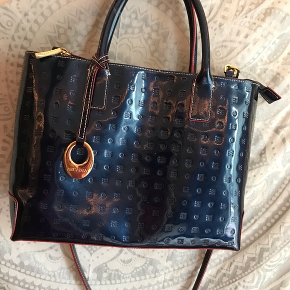 Arcadia | Bags | Navy Blue Arcadia Purse | Poshmark